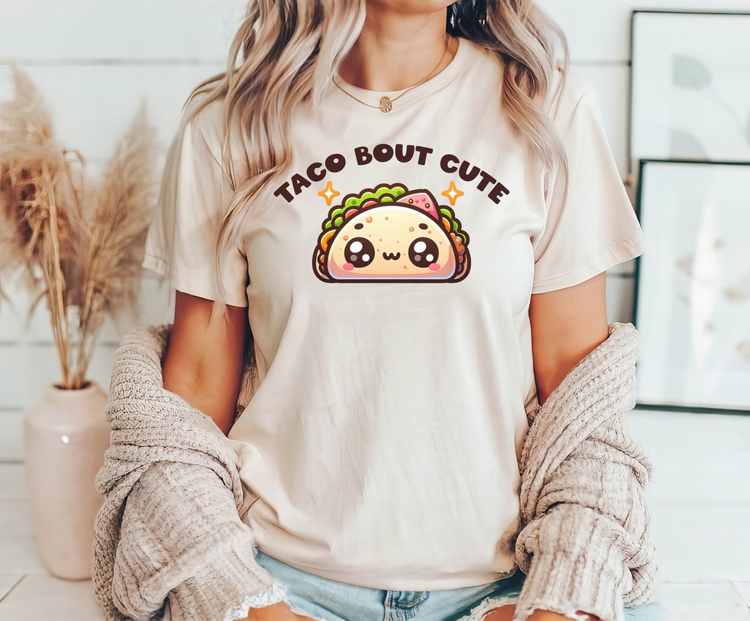 Taco Shirt, Taco Bout Cute, Taco Lover Gift, Funny Taco Tee, Taco Gift ...