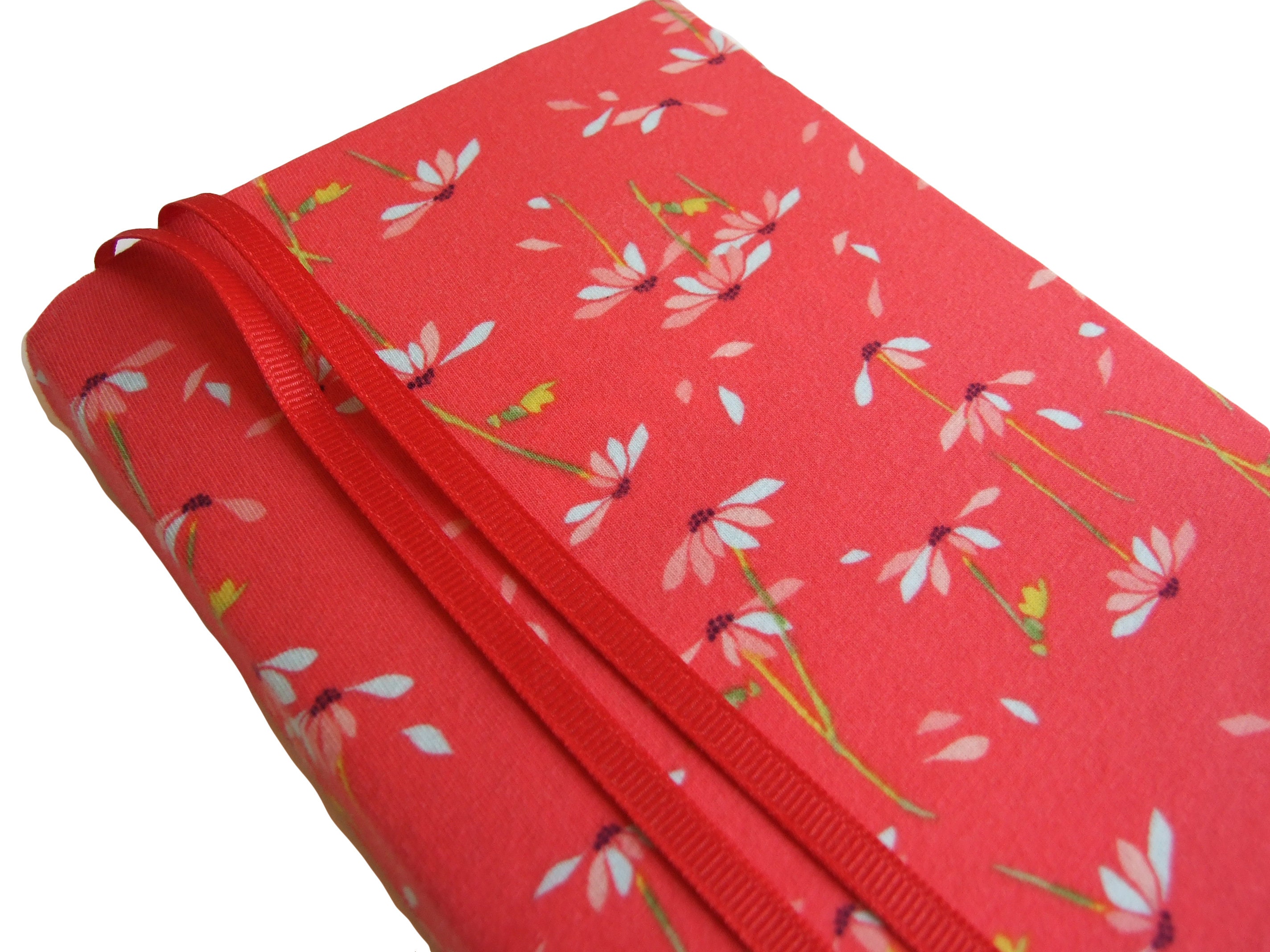 Floral Fabric Book Cover in 4
