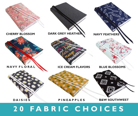 6 Stretch Fabric Book Cover for Paperbacks or Hardcover - Etsy