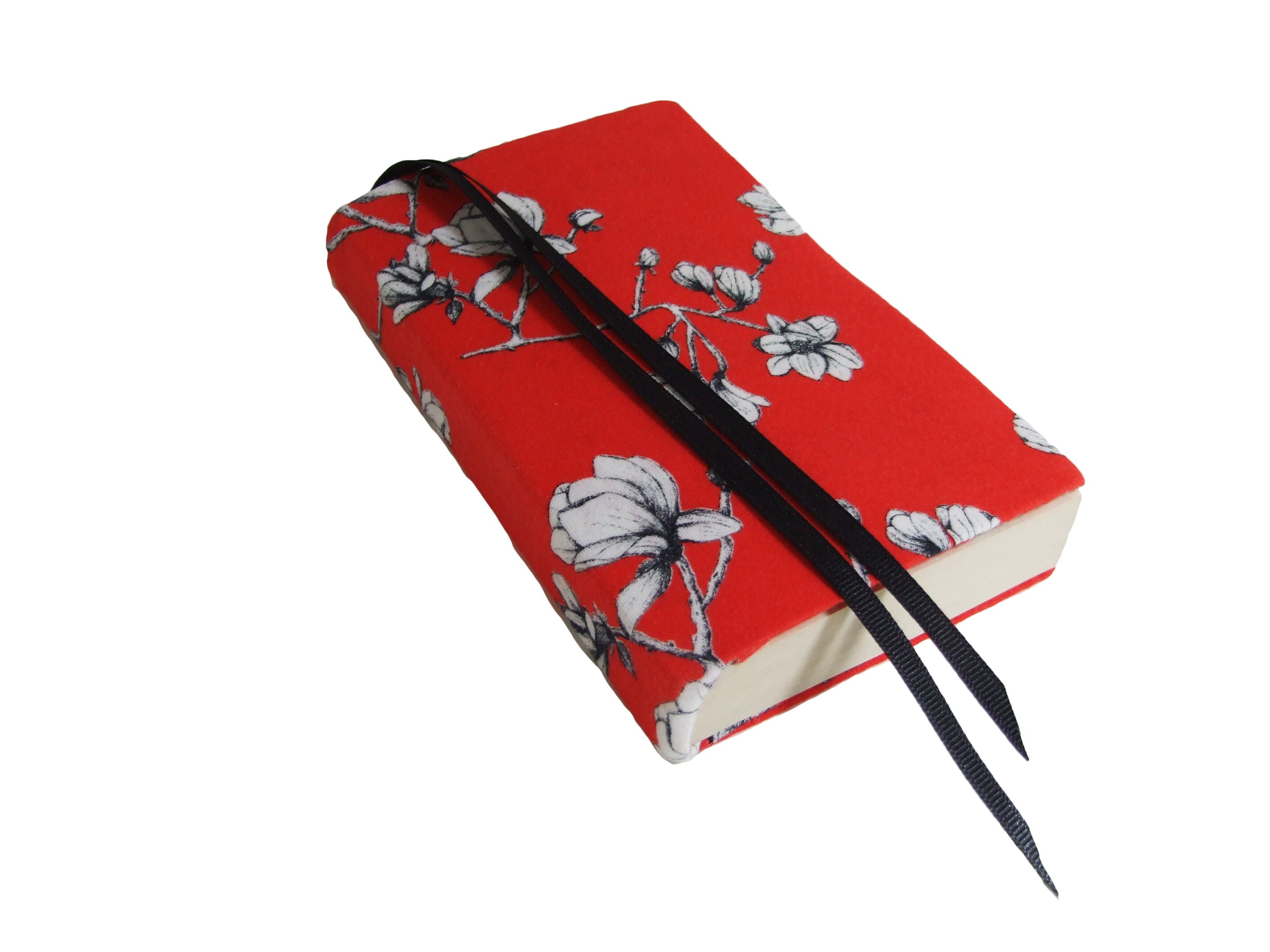 Floral Fabric Book Cover in 4