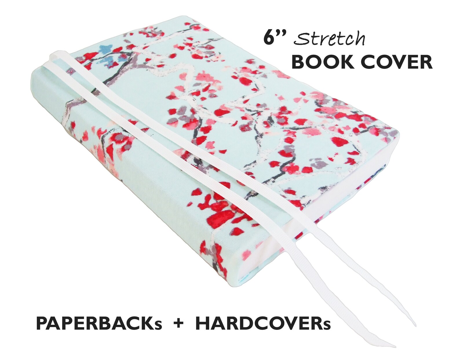 Stretch Book Cover for Large Books in YOU CHOOSE Fabric - Etsy