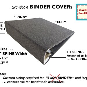 Stretch Fabric Binder Cover in RED DOTS for 3 Ring Binder Planner ...