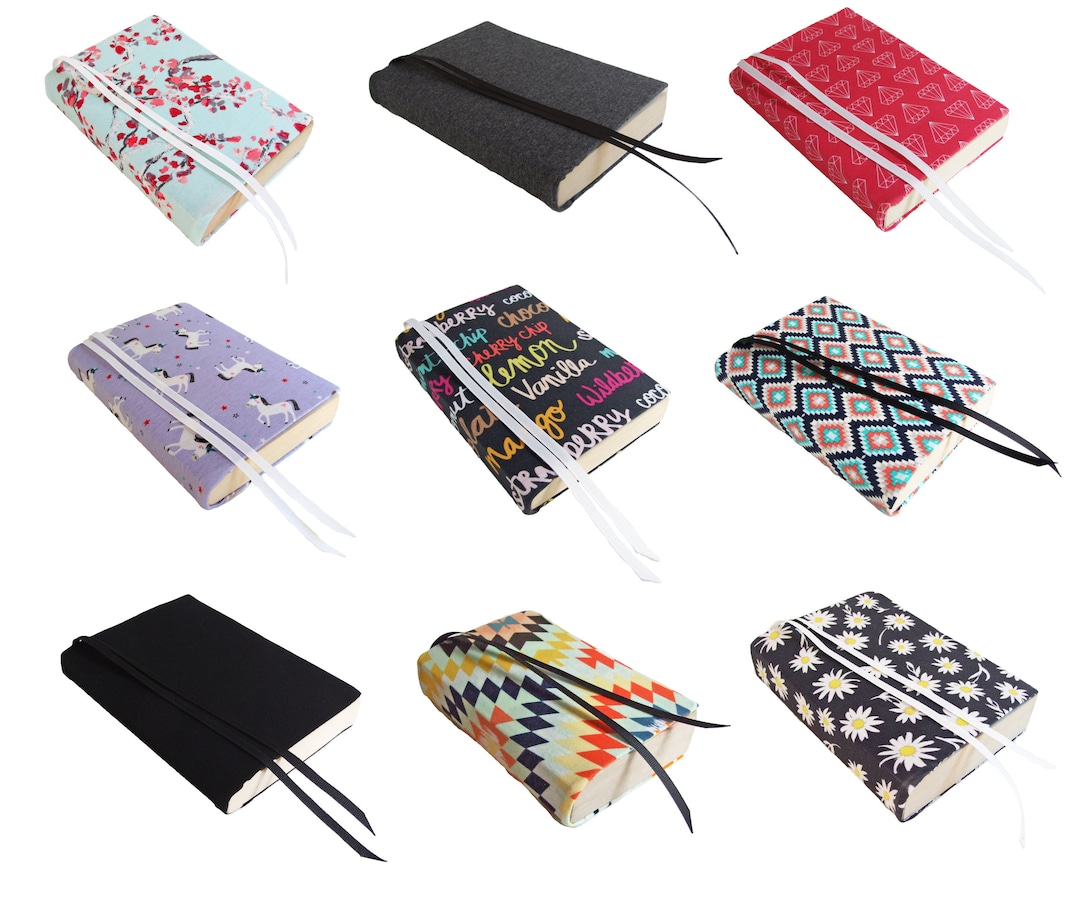 5" TRADE Paperback Book Sleeve You Choose STRETCH Fabric Book Cover ...