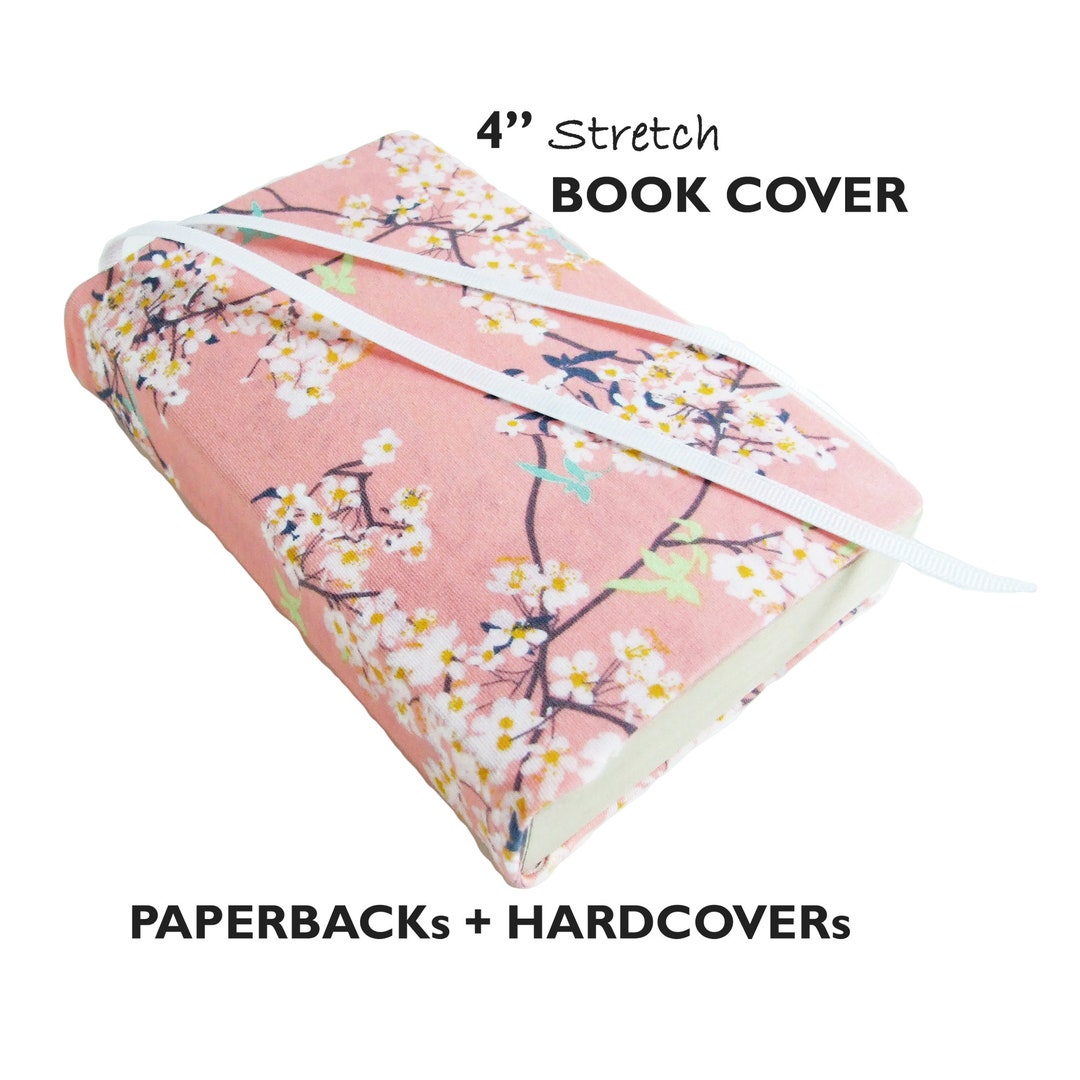 Floral Fabric Book Cover in 4