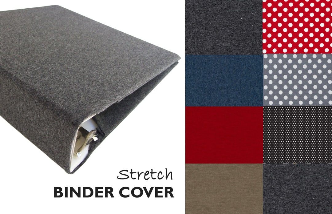 3 Ring Binder Cover CLASSIC COLLECTION You Choose Stretch Fabric Binder ...