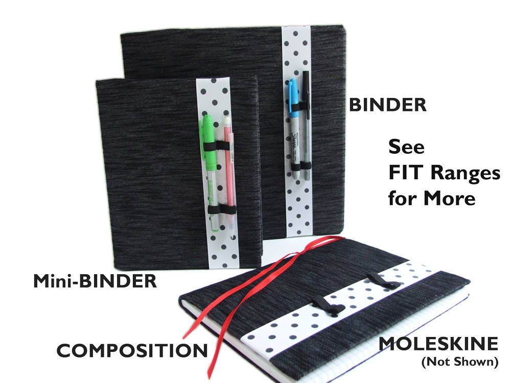 Stretch Fabric Binder Cover in RED DOTS for 3 Ring Binder | Etsy