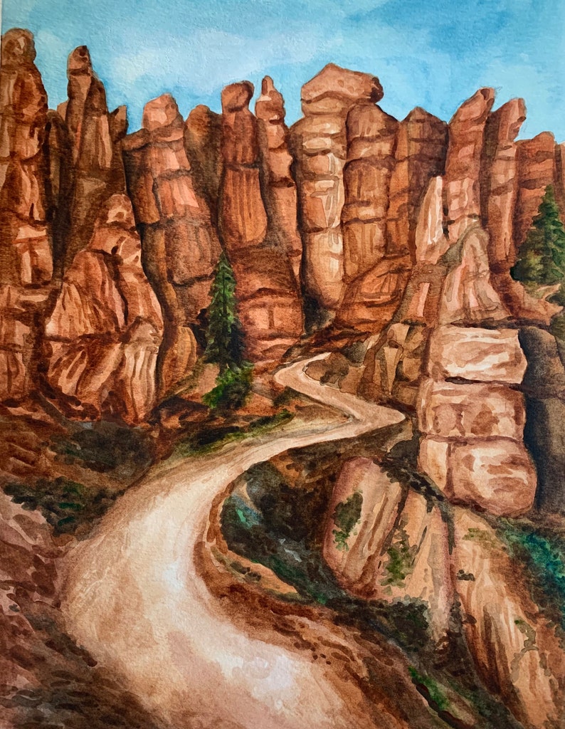 Bryce Canyon National Park Art Print - Etsy