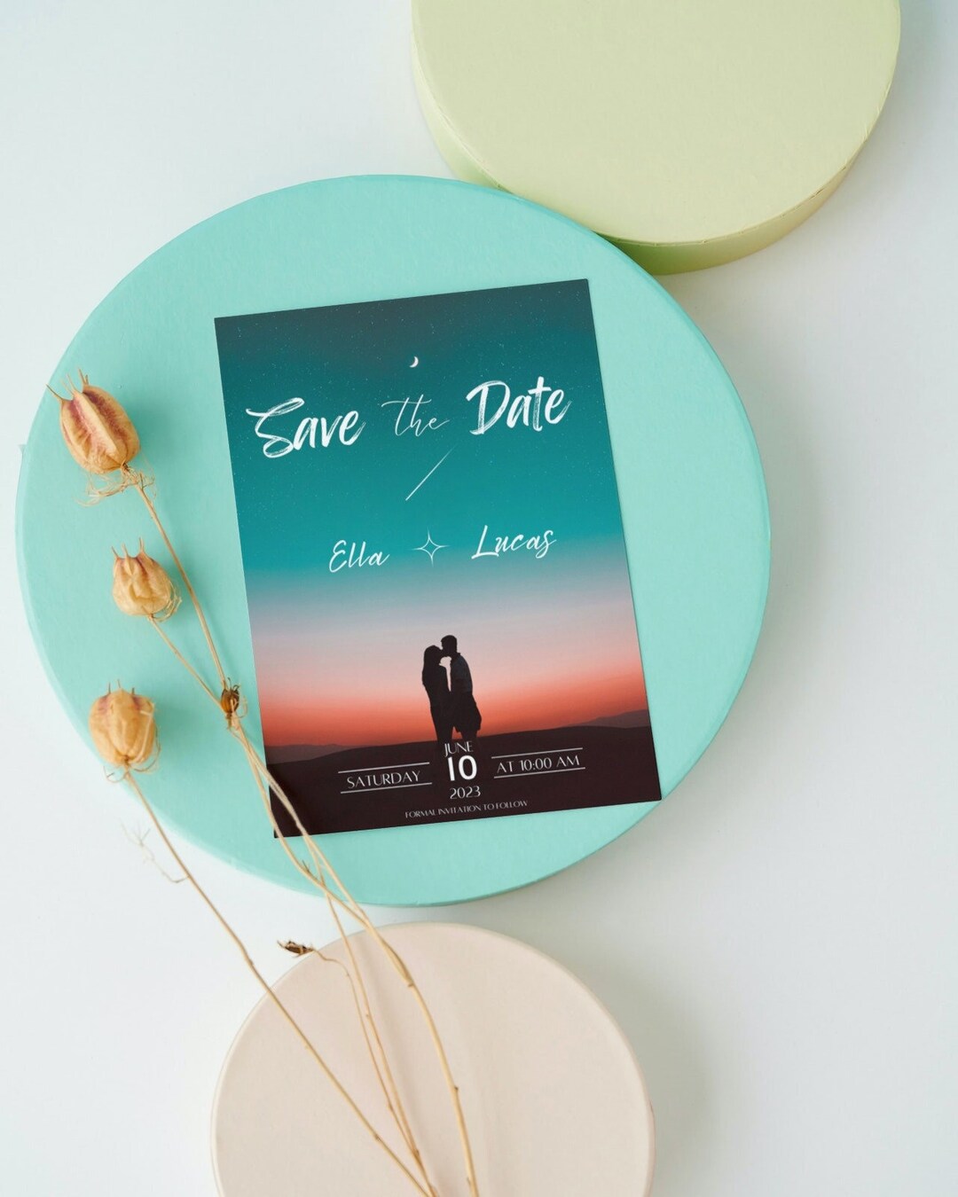 Custom Picture Save the Date Template | Modern Save the Date ...