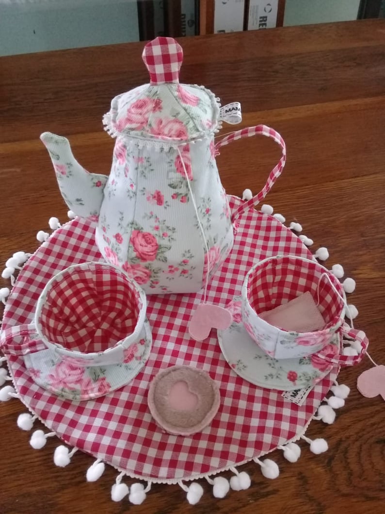 Tea Party Sewing Pattern. Toy Tea Set. Teapot Teacup - Etsy