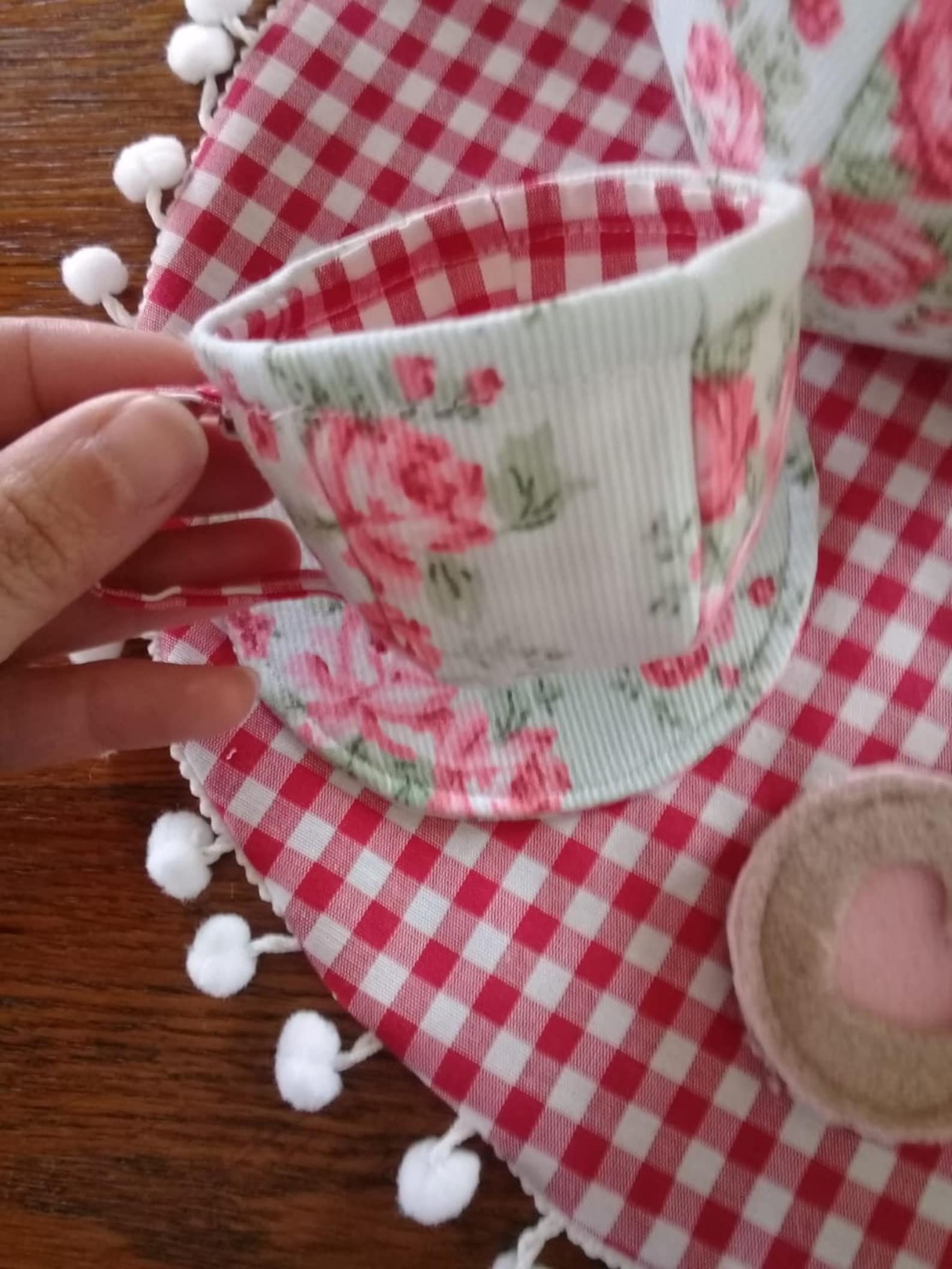 Playhouse Tea Set Sewing Pattern and Tutorial. Quilt Teacup Teapot ...