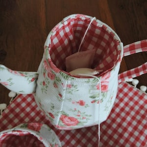 Playhouse Tea Set Sewing Pattern and Tutorial. Quilt Teacup Teapot ...