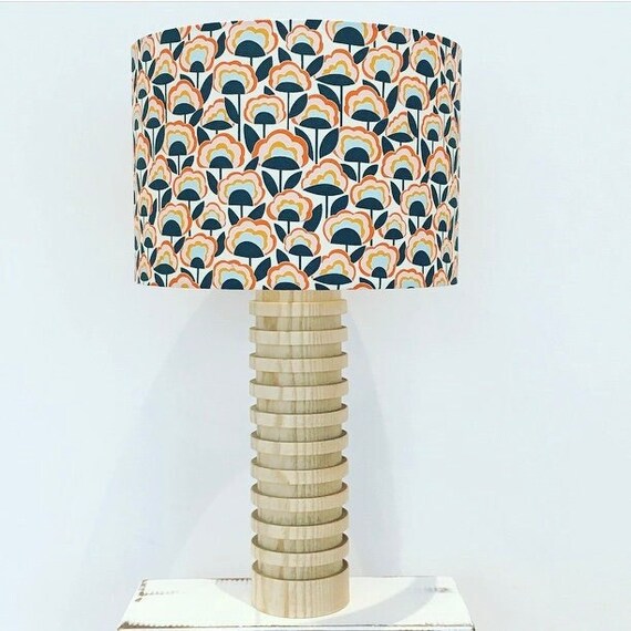Lampshade Lamp Shade Retro Lampshade Midcentury Lampshade - Etsy