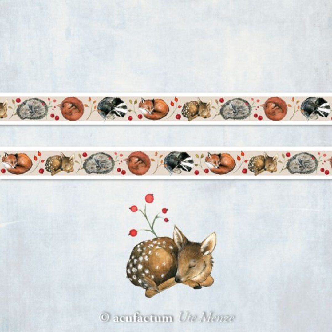 Woven Ribbon Sleeping Animals - Etsy