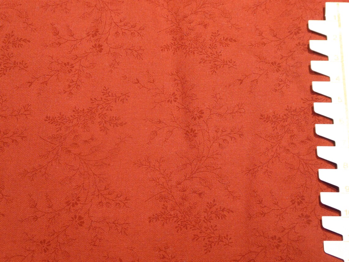 Patchwork Fabric Moda Red With Flowers 108 Wide - Etsy