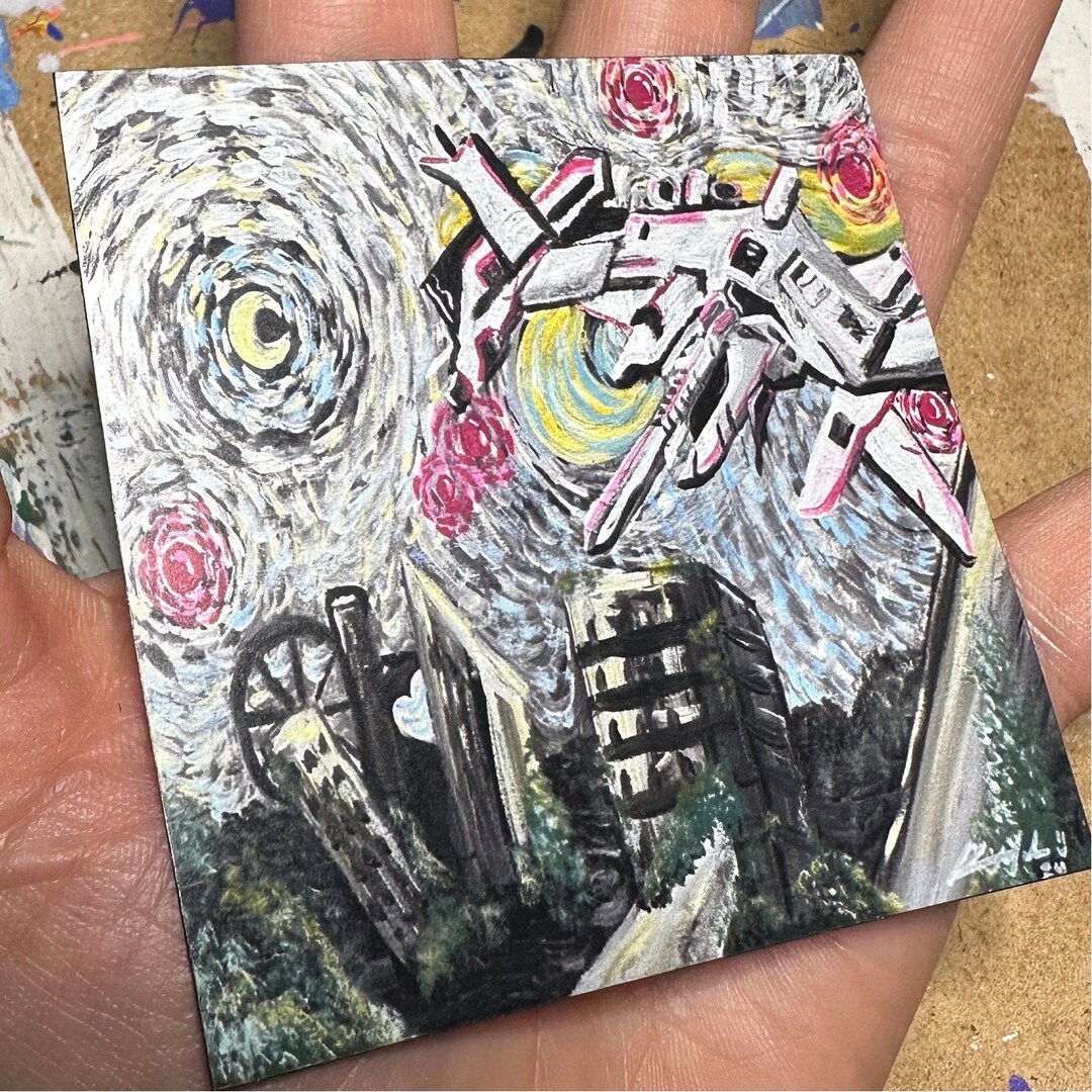 Starry Automata, 2B, Nier, Video Game, Game Art, Vinyl, Starry Night ...