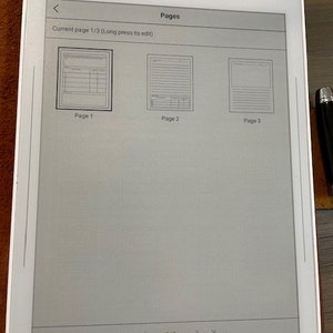 Supernote Nomad A6X2 Meeting Notes Template or Subject Notes - Etsy