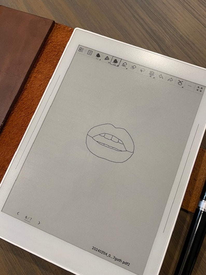 A6 Paper Size Finish the Drawing Doodling Templates Great for Supernote ...