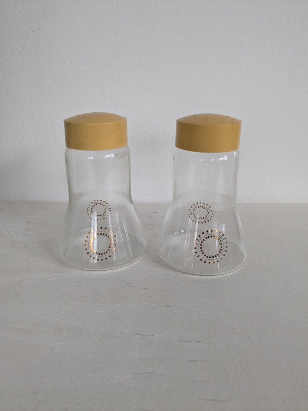 Rare Hard to Find Pyrex Atomic Sunburst Starburst Beaker Style Yellow ...