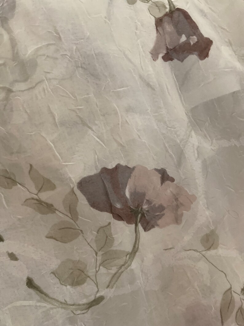 Organza Sheer Flower Fabric - Etsy