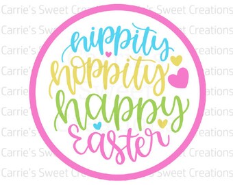 Easter bunny gift tags Printable Easter tags Easter | Etsy