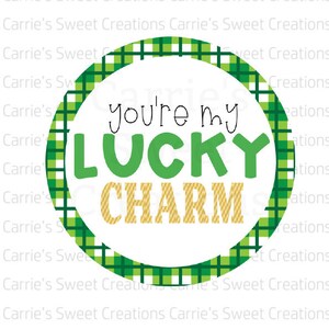 St. Patrick's Day Printables- You're My Lucky Charm Printable Tag- St ...