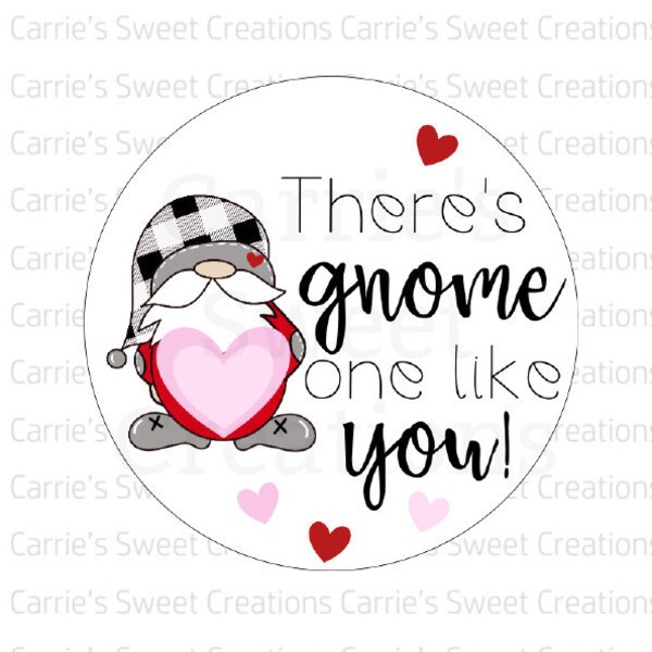 Gnome Gift Tag - Etsy