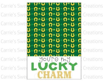 Printable Lucky Charm Gift Tags St Patrick's Day Gift - Etsy