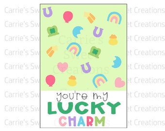 Printable Lucky Charm Gift Tags St Patrick's Day Gift - Etsy