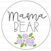 Mother's Day Printable Gift Tags Mama Bear Tag Floral | Etsy
