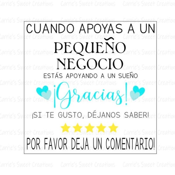 Spanish Business Cards - Etsy