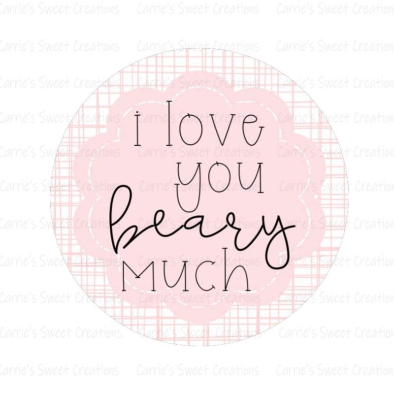 I Love You Beary Much - Etsy