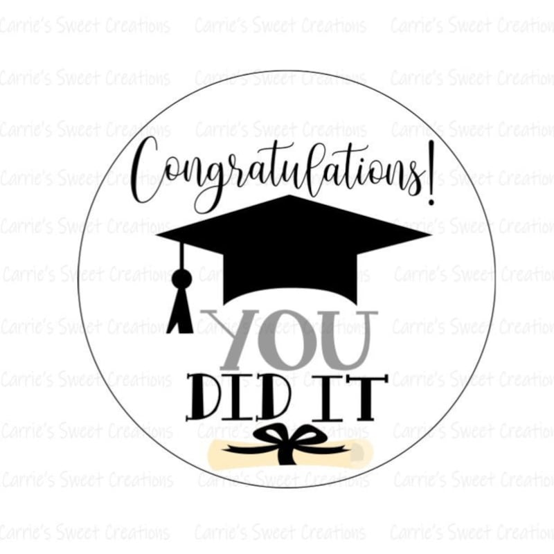 Congratulations Stickers - Etsy