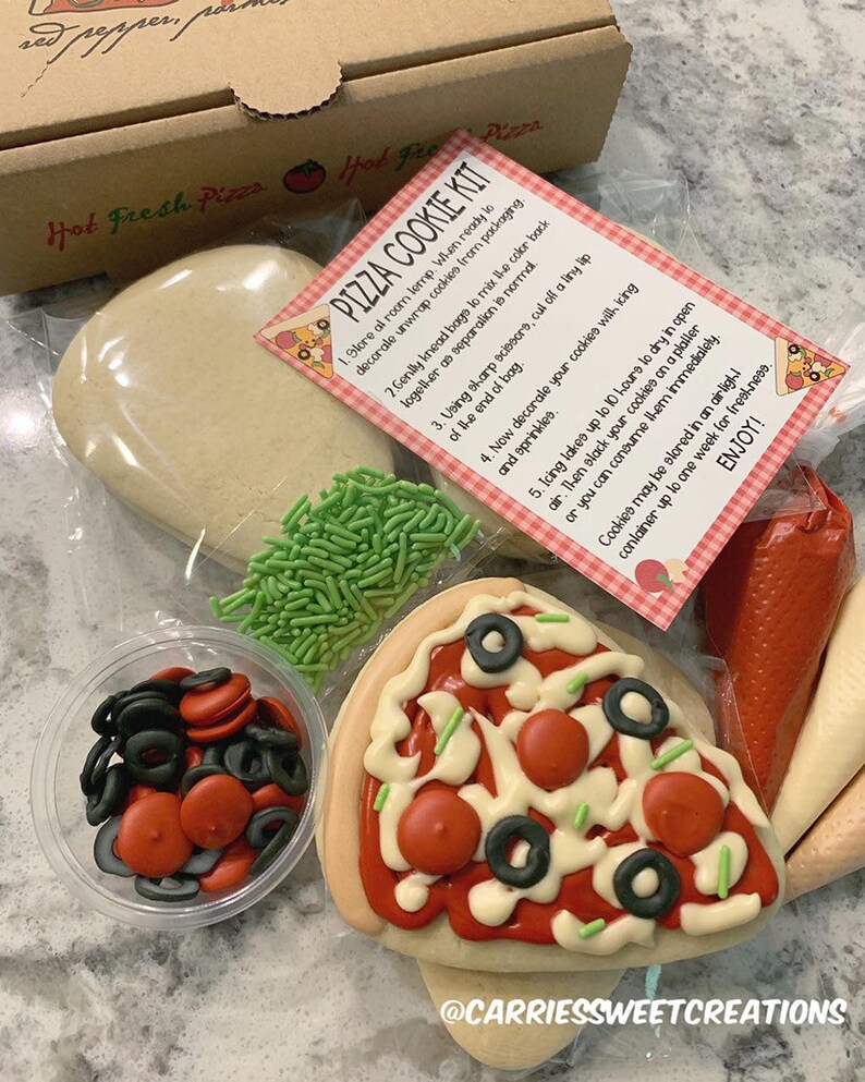 DIY Royal Icing Cookie Kit Printable Card Cookie Card | Etsy