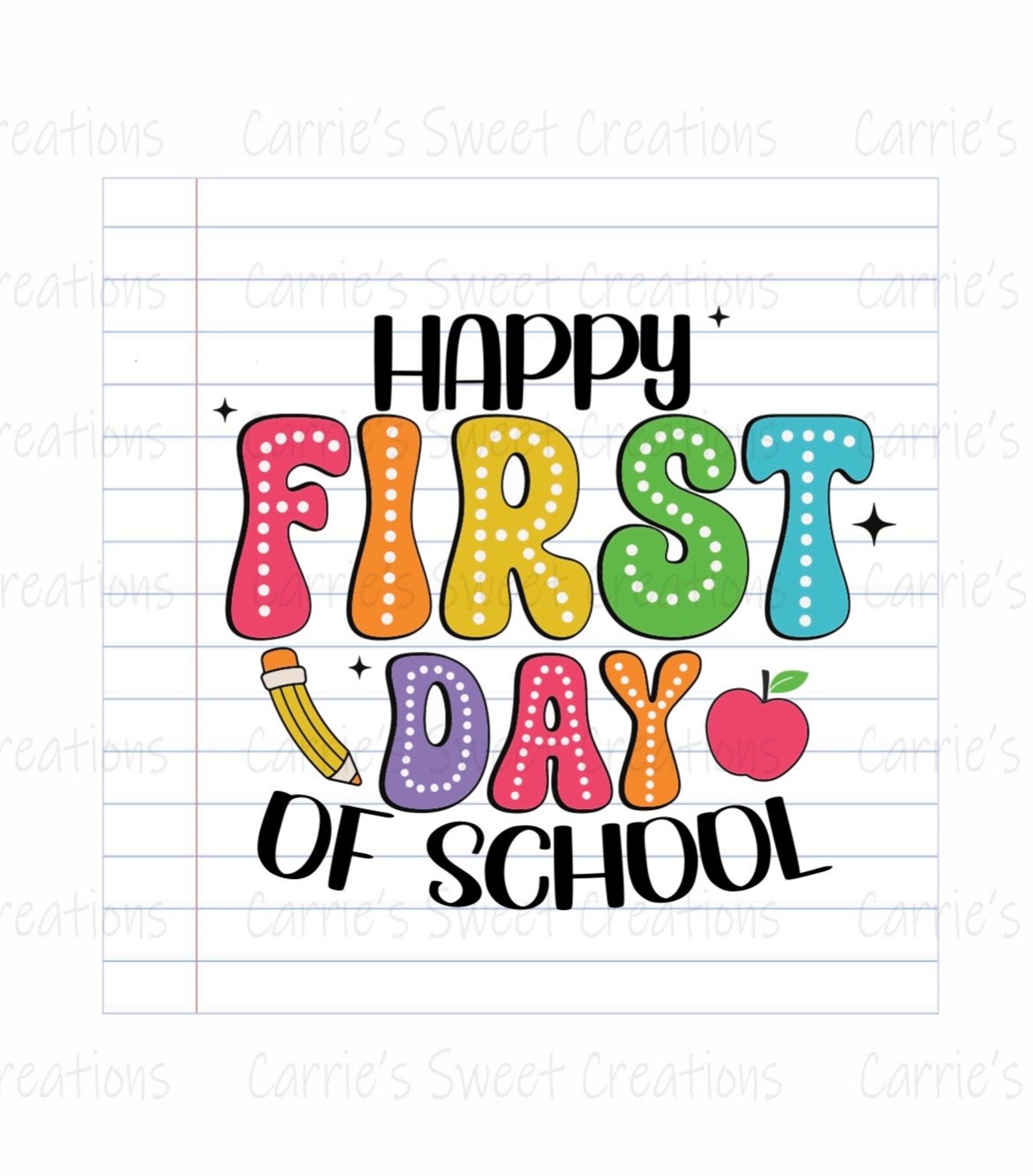 Happy First Day of School Printable Tags, Packaging Tags, Cookie Tags ...