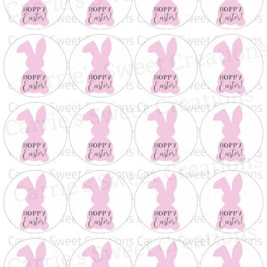 Hoppy Easter Printable Tags- Easter Gift Tags- Digital Download - Etsy