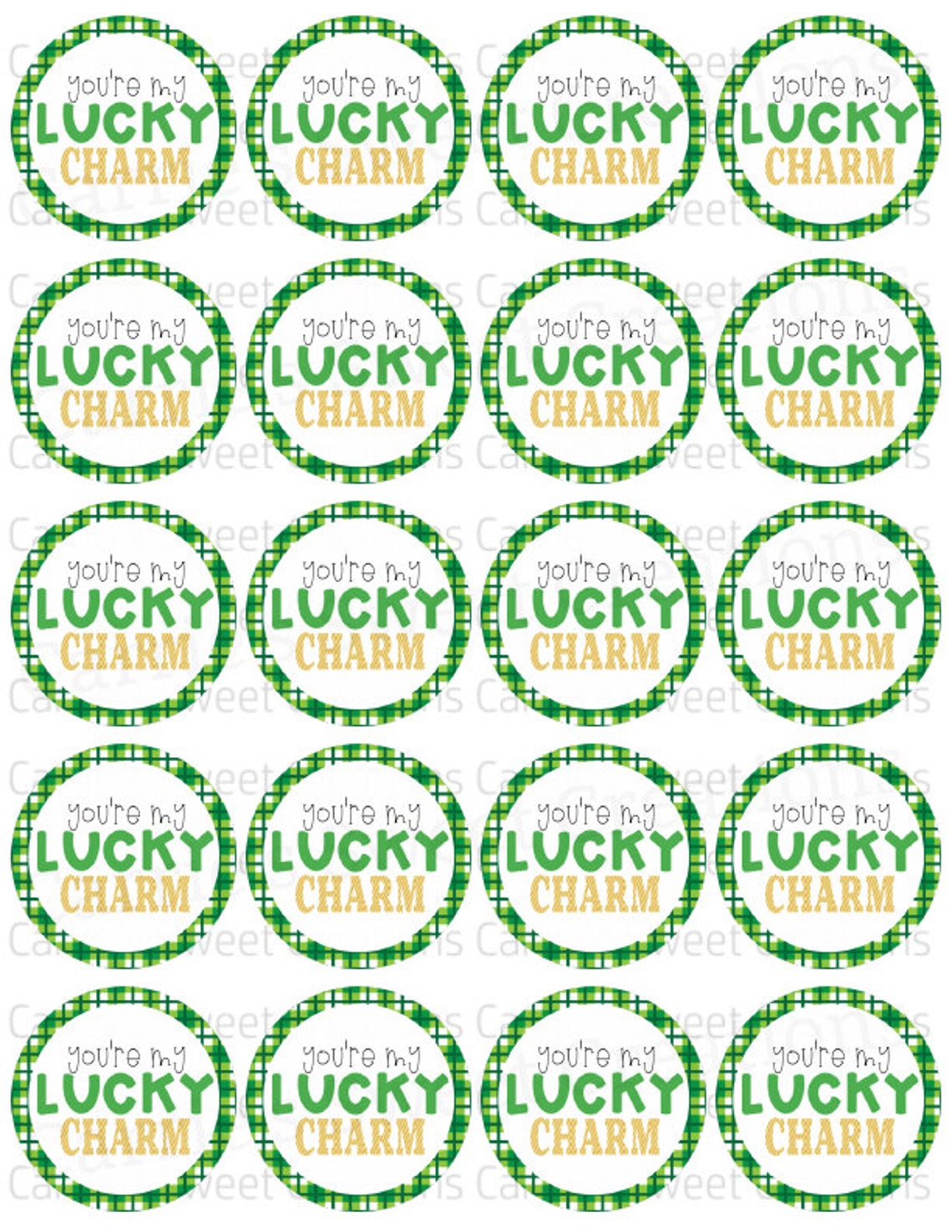 St. Patrick's Day Printables You're My Lucky Charm - Etsy