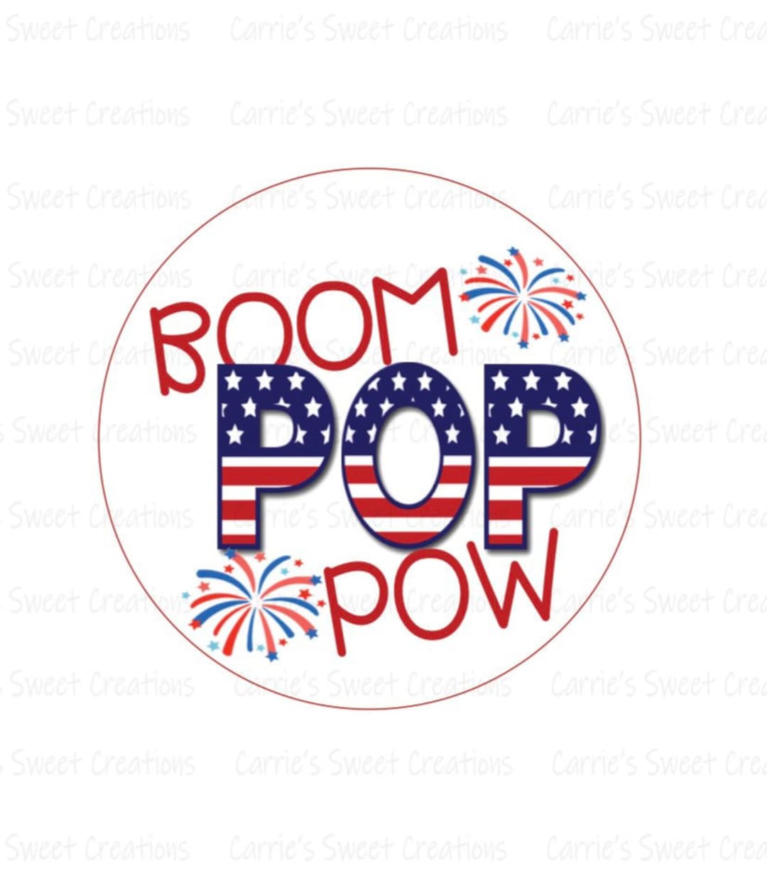Fourth of July Printables- Boom Pop Pow Tags- Fourth of July Tags ...