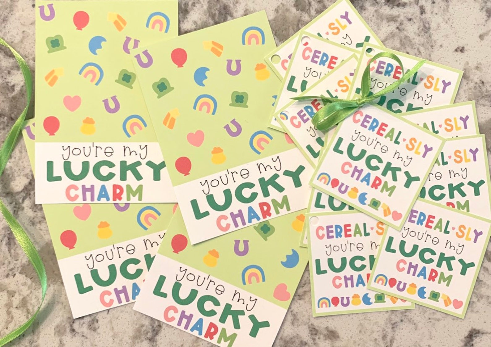 St. Patrick's Day Printables You're My Lucky Charm | Etsy