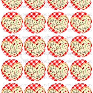 You've Got A Pizza My Heart! Printable Tag- Gift Tag- Cookie Tag- Happy ...
