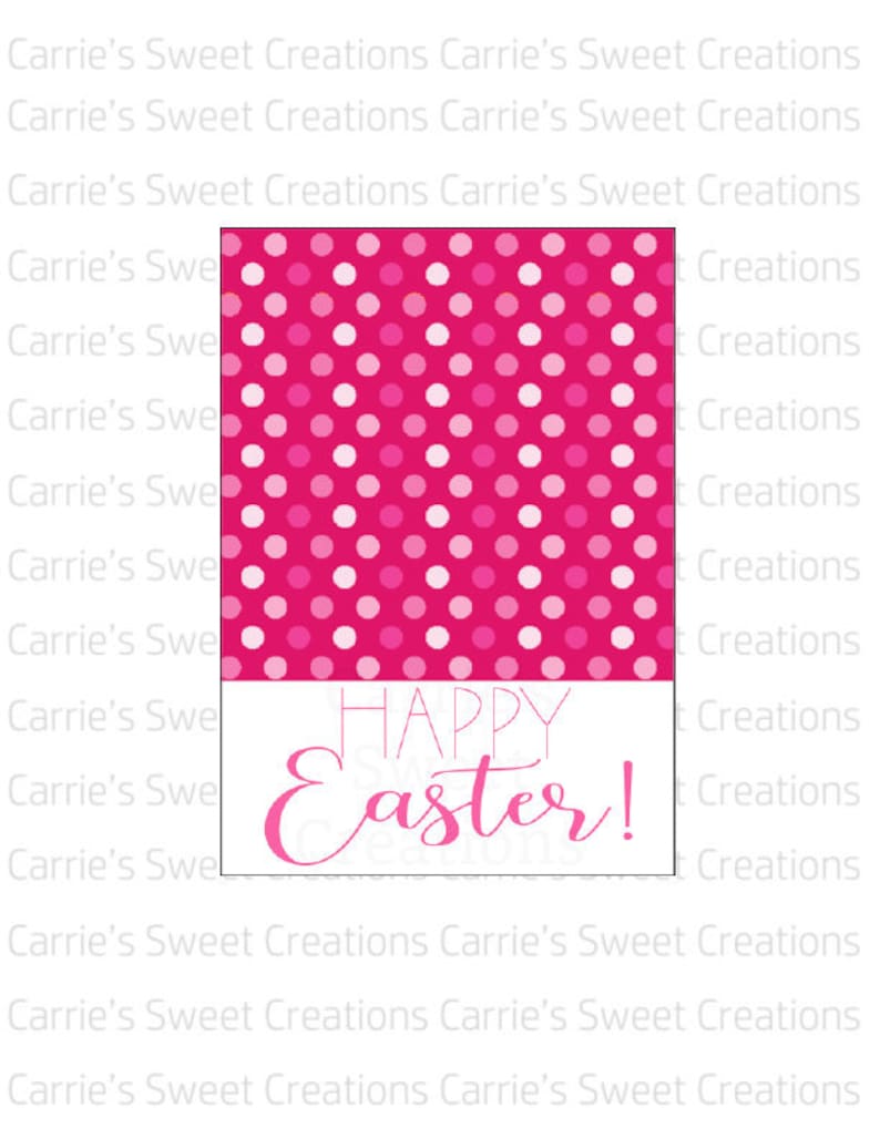Happy Easter Printable Card Cookie Cards Digital Download - Etsy