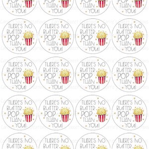 Father's Day Printable Tag- There's No Butter POP Than You- Popcorn ...