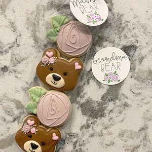 Mother's Day Printable Gift Tags- Mama Bear Tag- Floral Tag- Instant ...