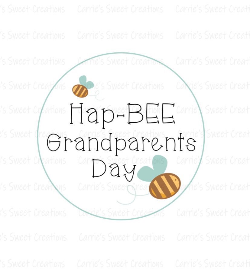 Happy Grandparents Day Printable Tags Hap-bee Grandparents - Etsy UK