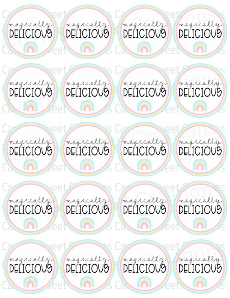 Magically Delicious Gift Tags Printable Tags St. Patricks - Etsy