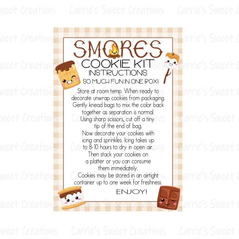 Diy Smores Kit - Etsy