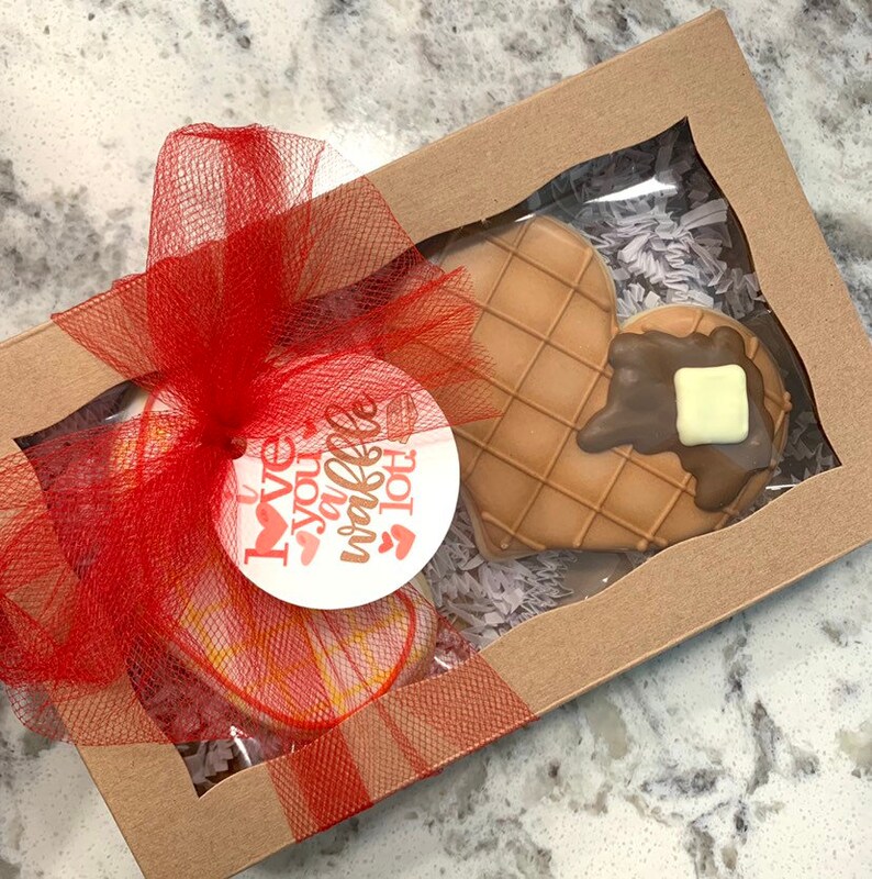 I Love You A Waffle Lot Printable Tag Gift Tag Cookie Tag - Etsy