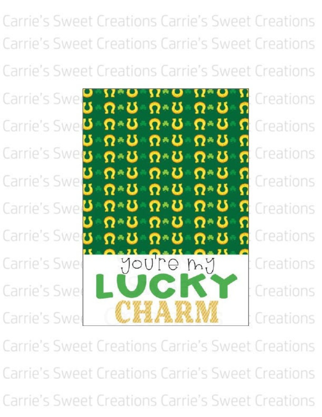 St. Patrick's Day Printables You're My Lucky Charm Printable Card ...