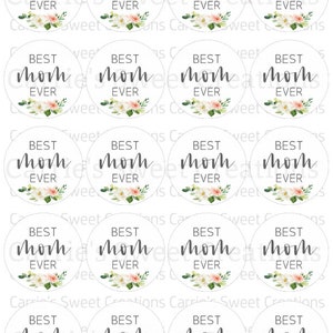 Best Mom Ever Printable Gift Tags- Happy Mother's Day- Instant Digital ...
