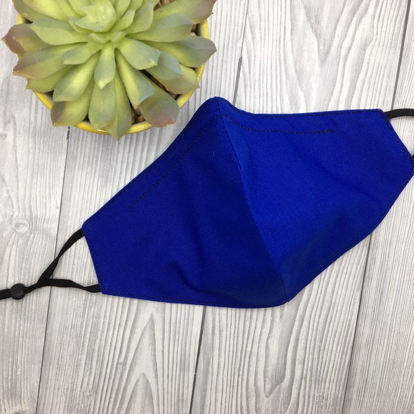 Royal Blue Mask - Etsy