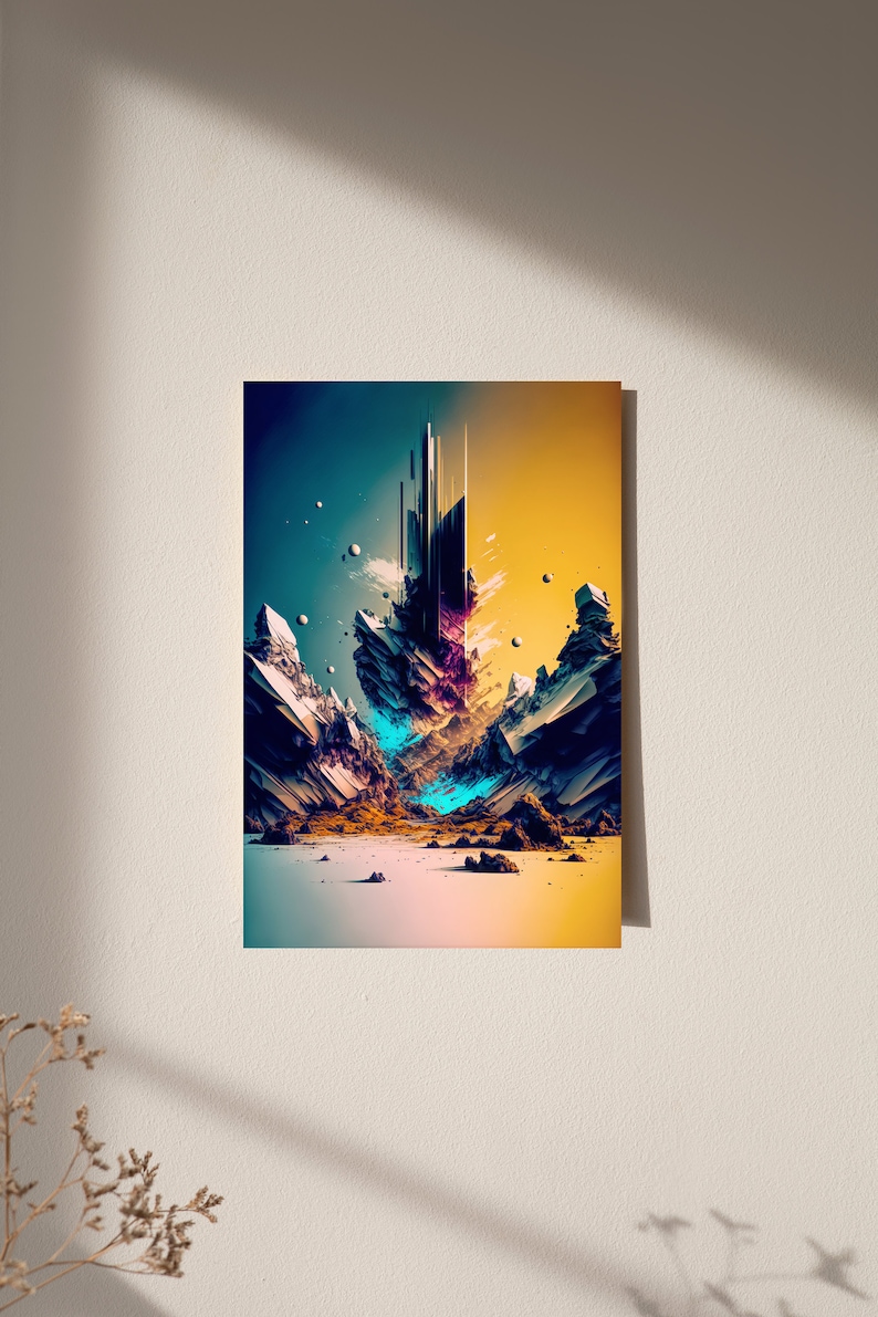 Abstract Landscape | Wall Art | Poster Art | Art Print Download ...